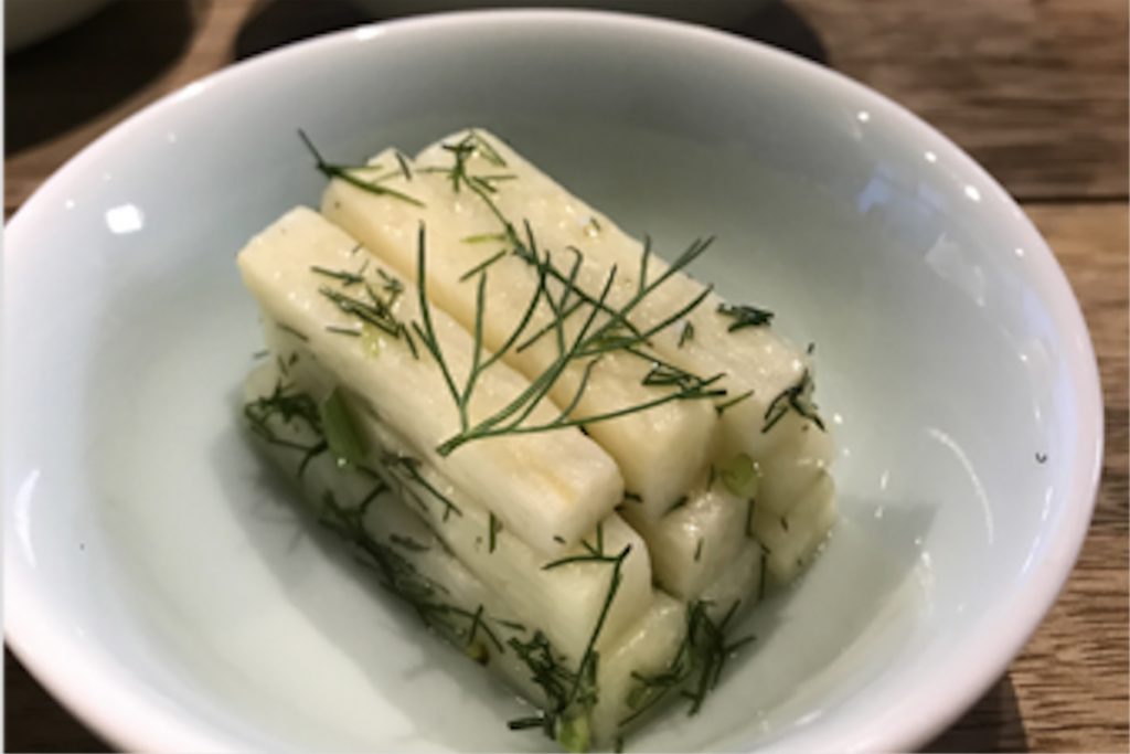 Bamboo Shoots with Dill Dressing - Yan Can Cook